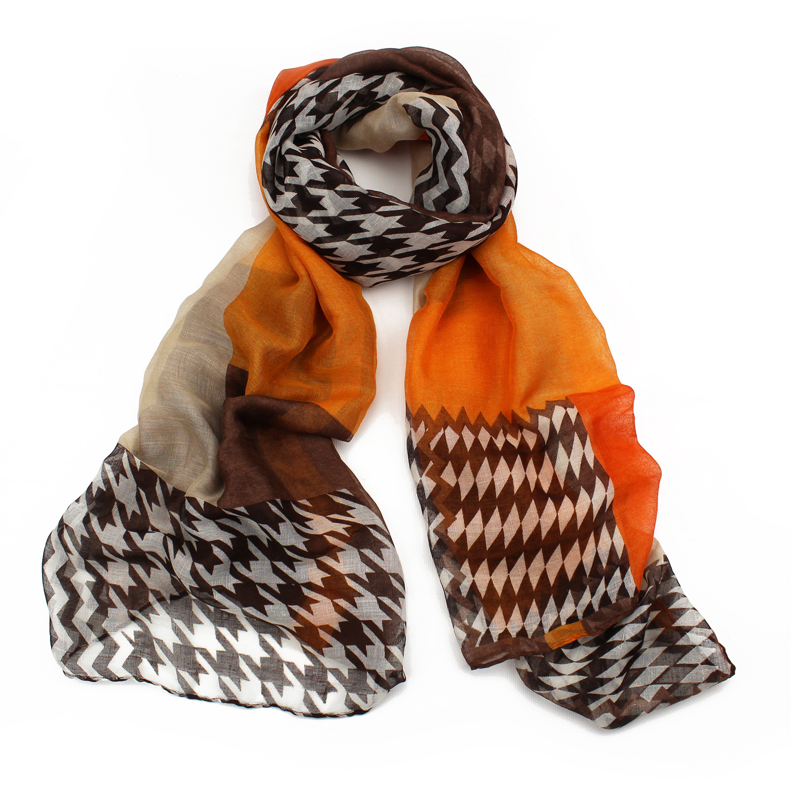 Perla Orange - Prints - Scarves