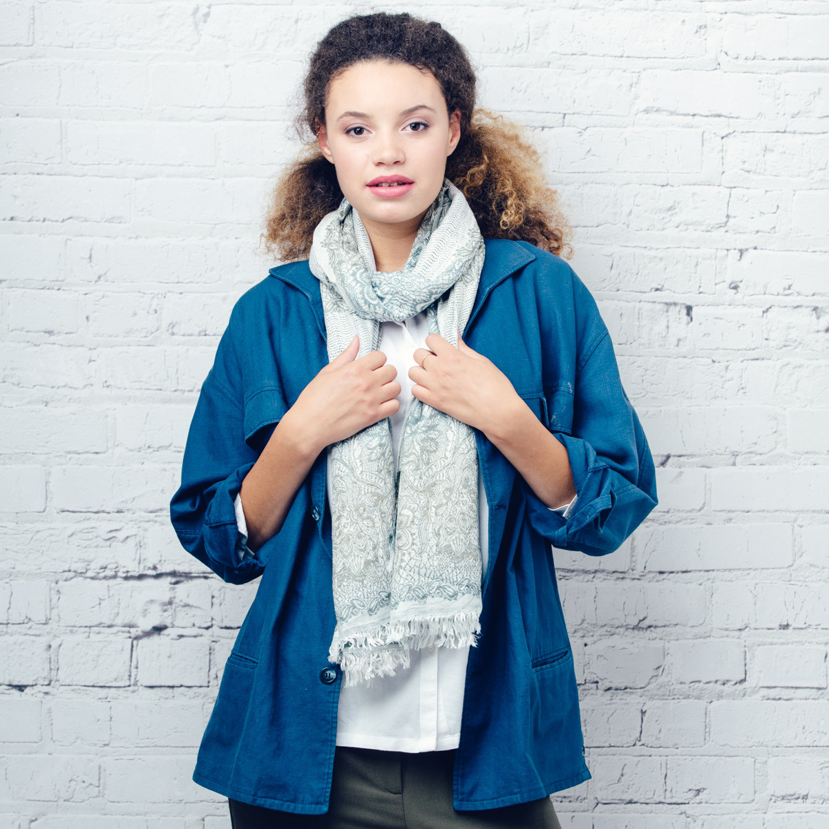 Cayda Green - Pashmina - Scarves