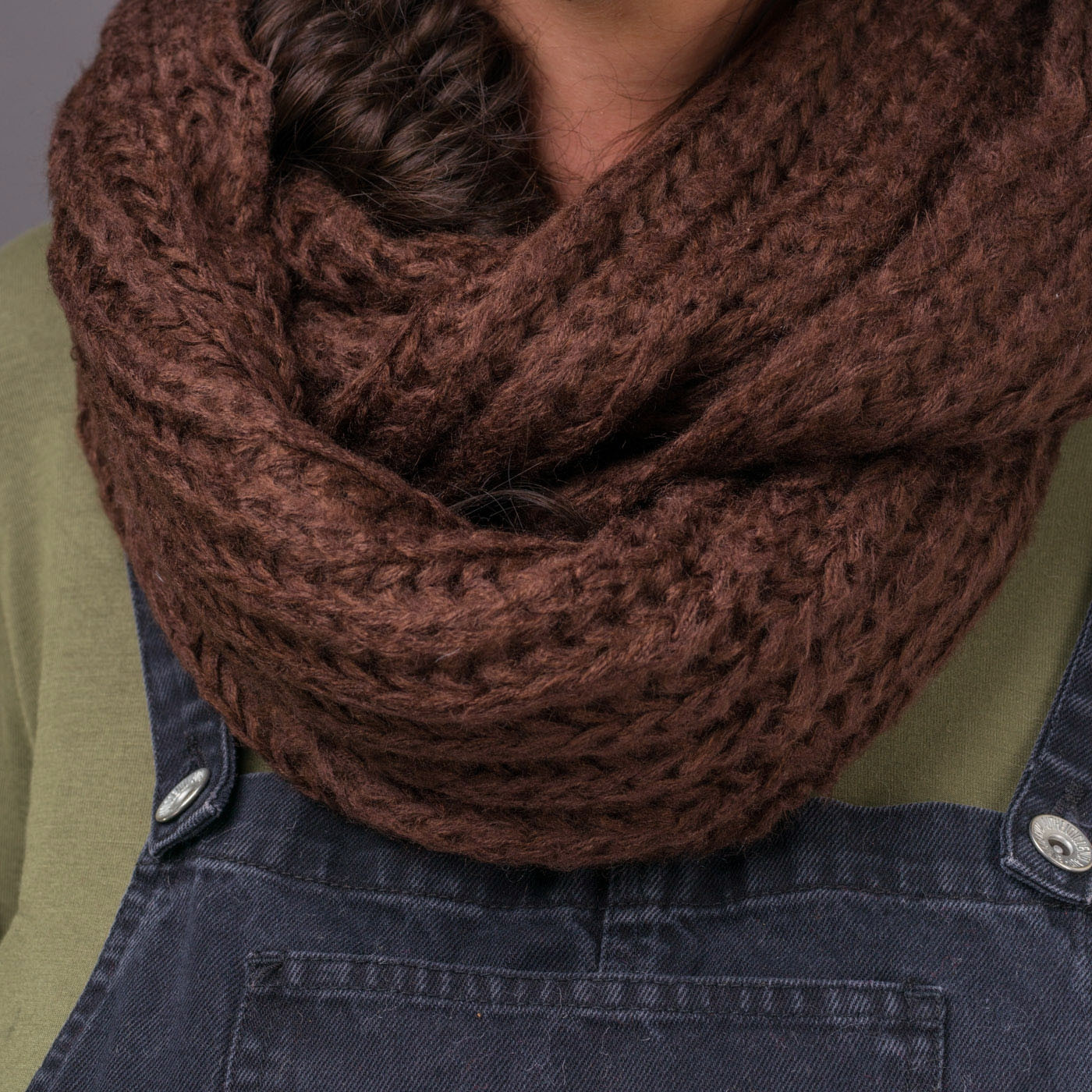 Inetta Snood Brown